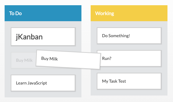 JavaScriptでカンバン機能を実現できるライブラリ「jKanban」の使い方 〜 その(1) - トラクション・ソフトウェア